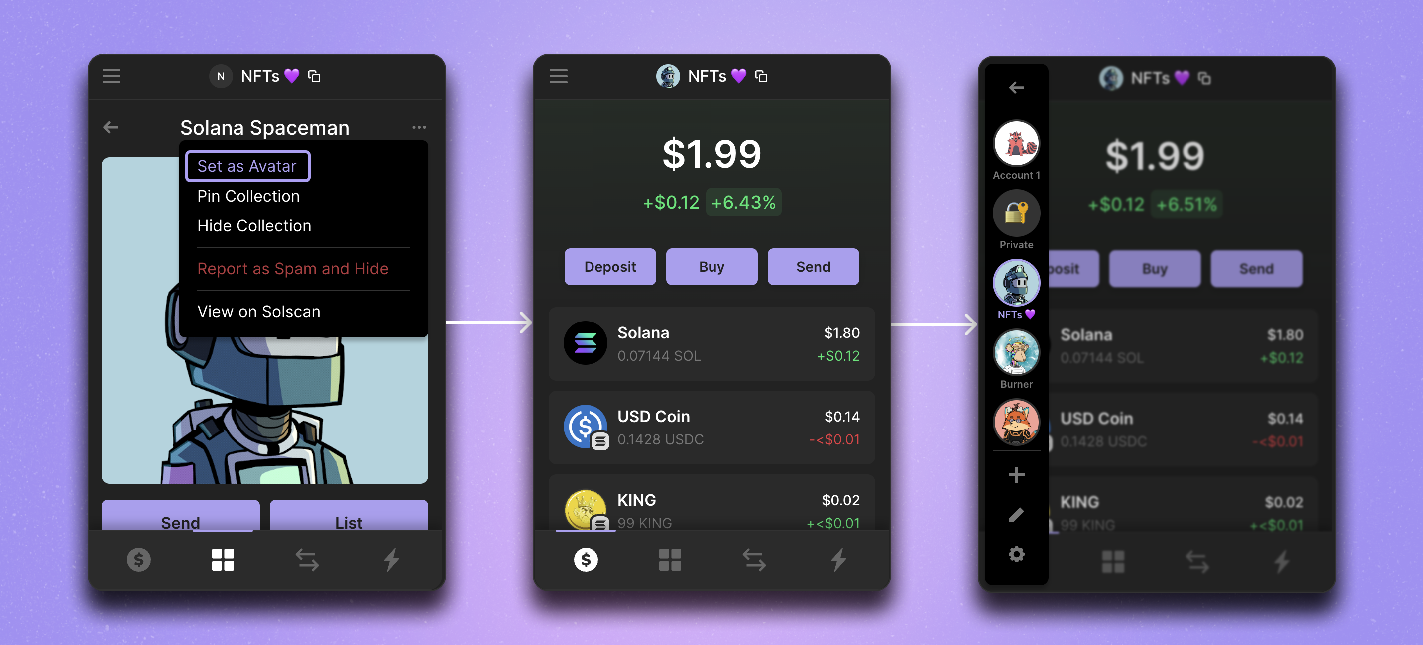 How to set my wallet NFT avatar? – Phantom