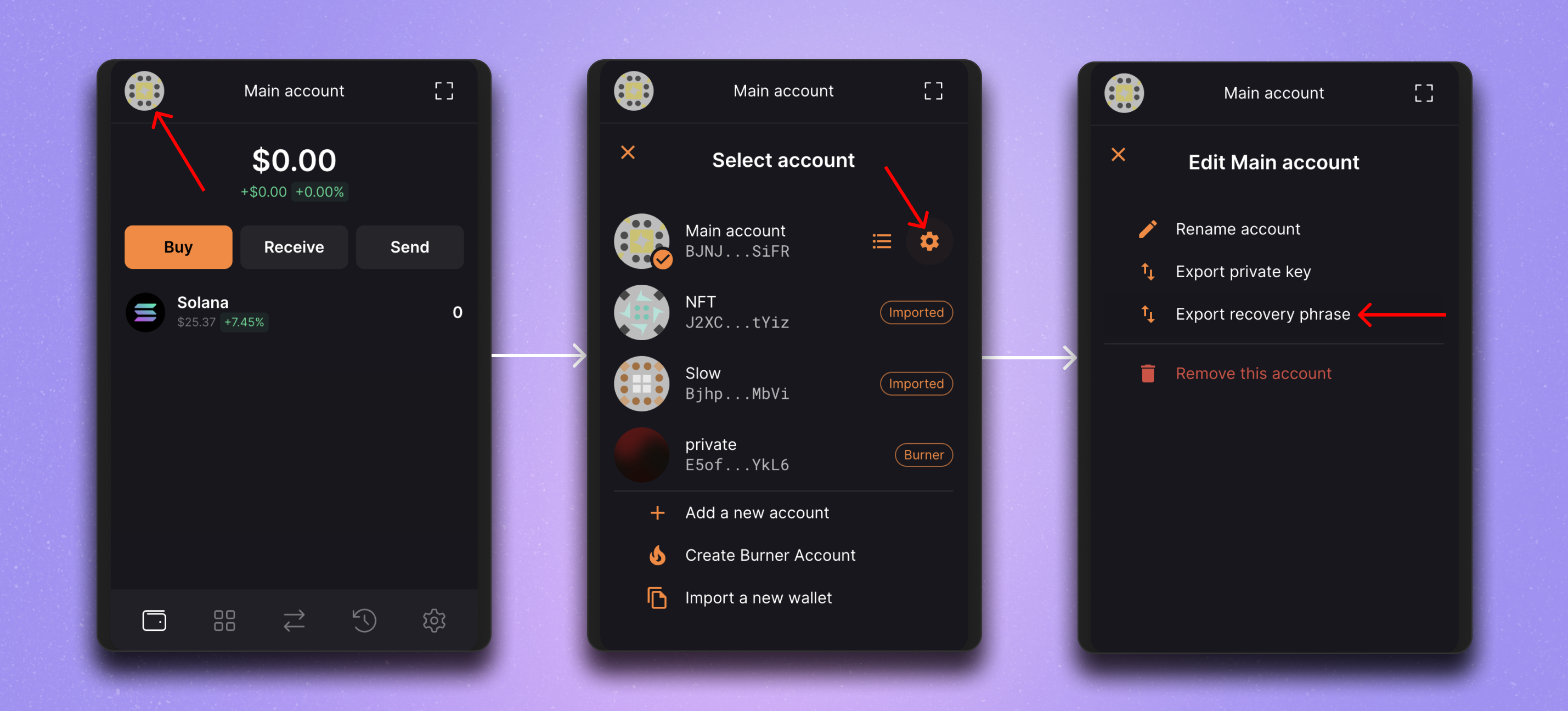 How to migrate from the Solflare app – Phantom How to migrate from the Solflare app – Phantom